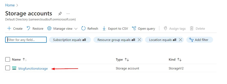 Part 5: Azure Functions - Deploying Storage Queue Trigger Function ...