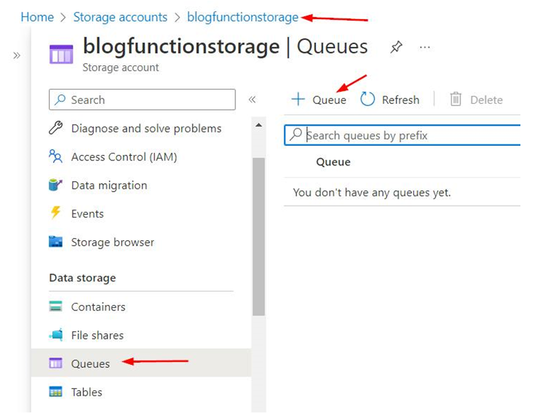 Part 5: Azure Functions - Deploying Storage Queue Trigger Function ...