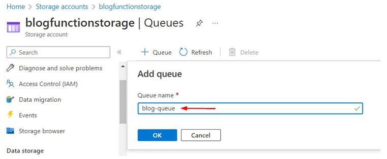 Part 5: Azure Functions - Deploying Storage Queue Trigger Function ...